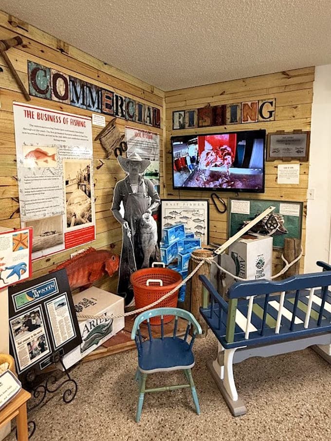 Commercial fishing exhibits show the gritty reality behind Destin's transformation into a fishing capital.