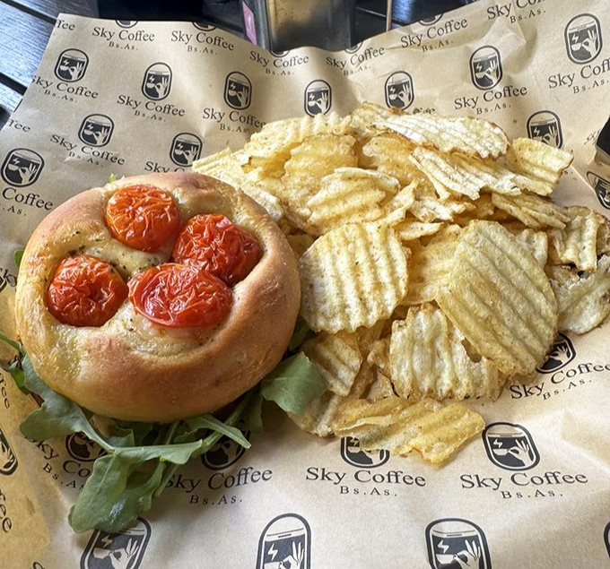 Not your average airport sandwich &ndash; this focaccia creation actually makes you want to take a picture first.