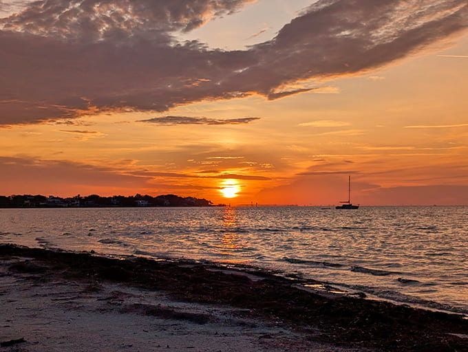 Sunset here is pure magic, painting the sky in colors that make you want to cancel all your evening plans.