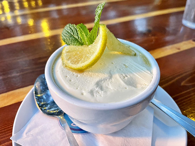 Key lime pie that strikes the perfect balance between sweet and tart – the sunshine state's signature dessert done absolutely right.