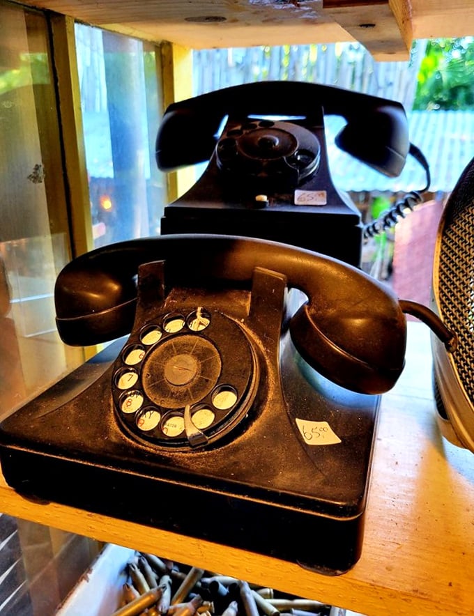 Remember when phones stayed in one place and had satisfying rotary dials? These vintage beauties make smartphone scrolling seem decidedly less glamorous.