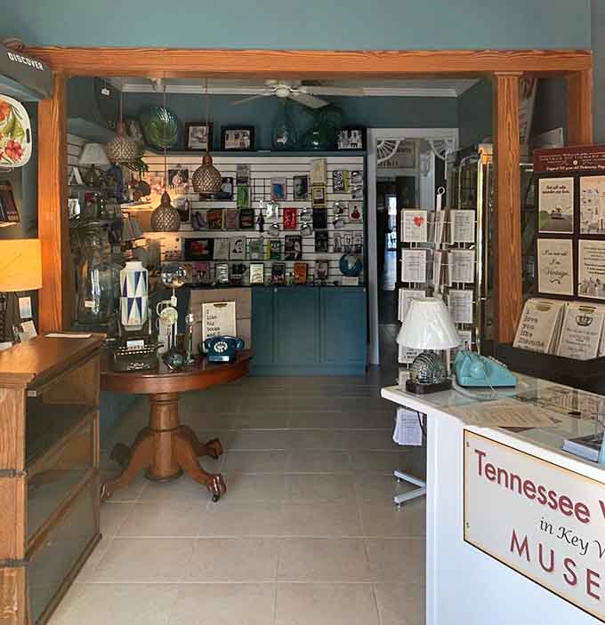 Inside, the museum feels more like visiting a friend's fascinating home than a formal institution, with vintage furniture and personal touches creating an intimate, welcoming environment.