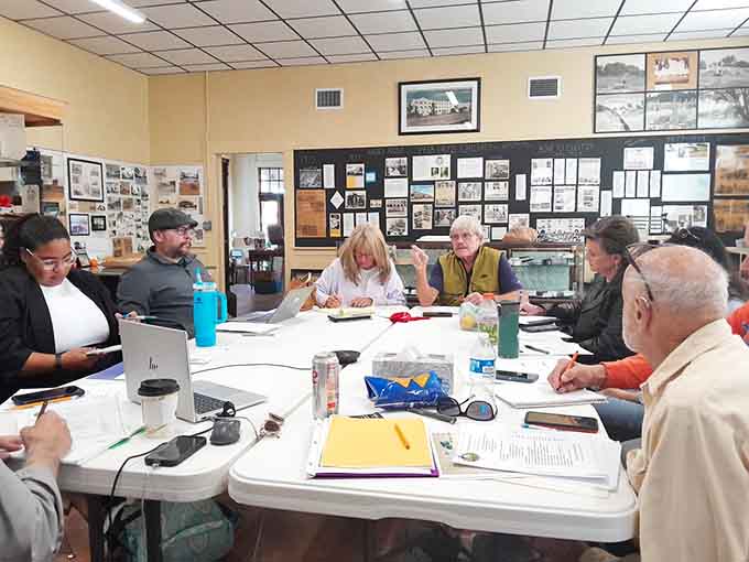 Dedicated volunteers gather regularly to preserve, catalog, and share the stories that define this community's remarkable heritage.