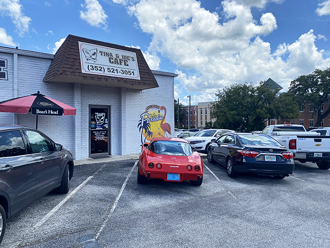 Tina & Joe's Caf&eacute; might look modest from outside, but locals know it's home to biscuits and gravy that could make a grown Floridian weep.
