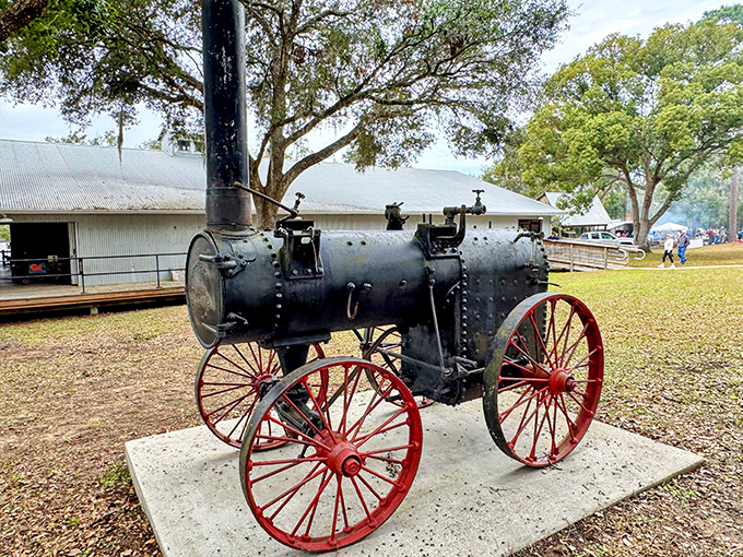 This portable steam engine once revolutionized farming like smartphones changed communication. The original "mobile" technology, just slightly less pocket-friendly.
