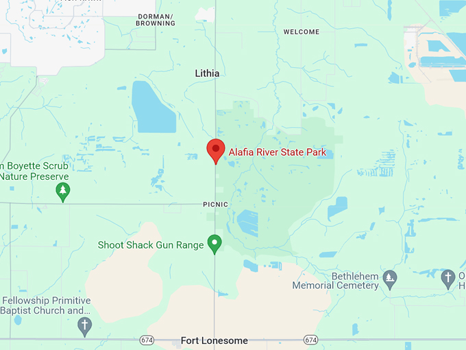 alafia river state park 10 map