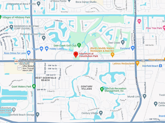 arboretum at constitution park 10 map
