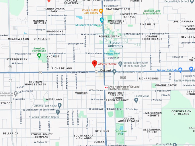 athens theatre 10 map