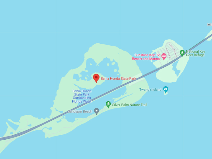 bahia honda state park 10 map