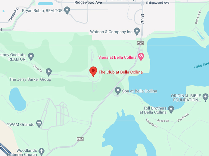 bella collina 10 map