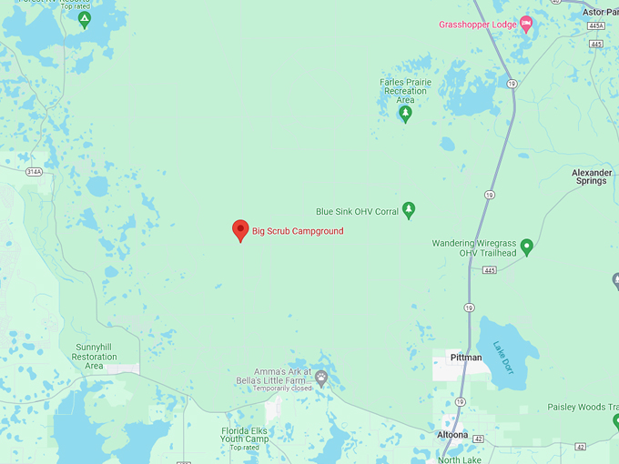 big scrub recreation area 10 map