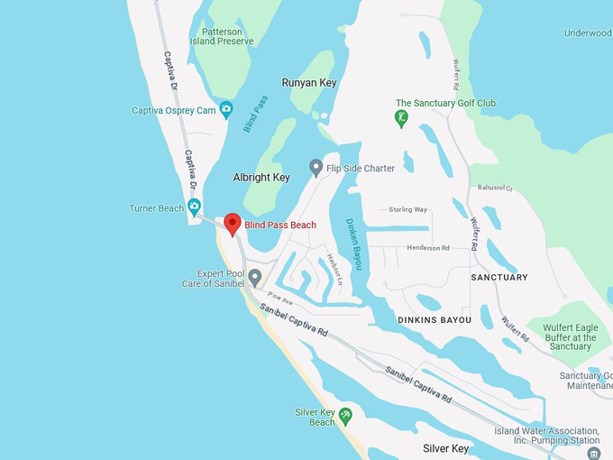 blind pass beach 10 map