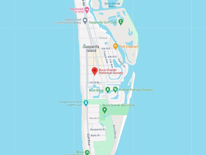 boca grande historical society and museum 10 map