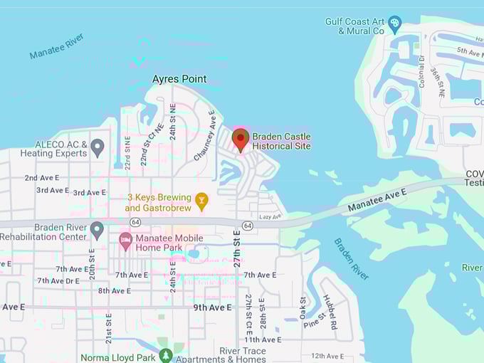 braden castle ruins 10 map