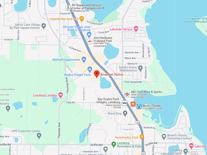 breakfast station 10 map