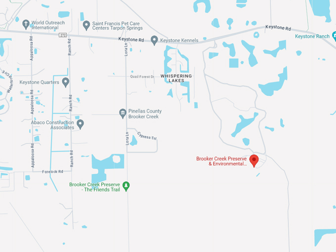 brooker creek preserve 10 map
