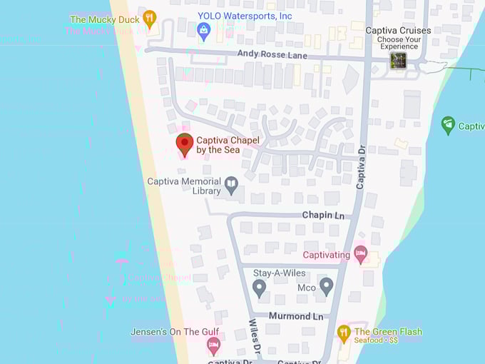 captiva chapel by the sea 10 map
