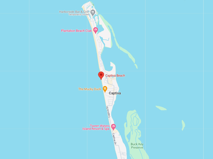 captiva island 10 map