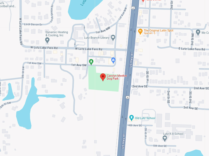 carolyn meeker dog park nature trail 10 map
