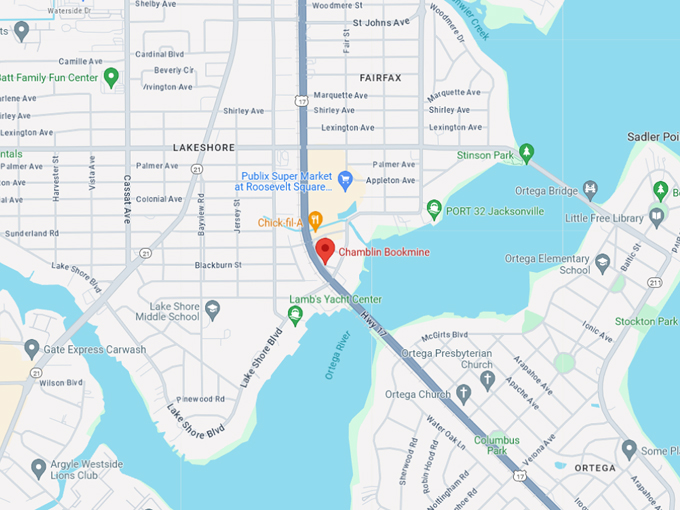 chamblin bookmine 10 map