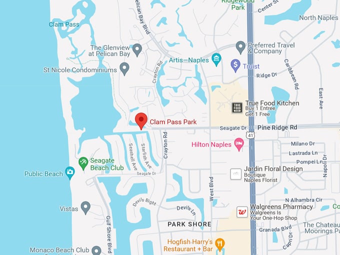 clam pass park 10 map