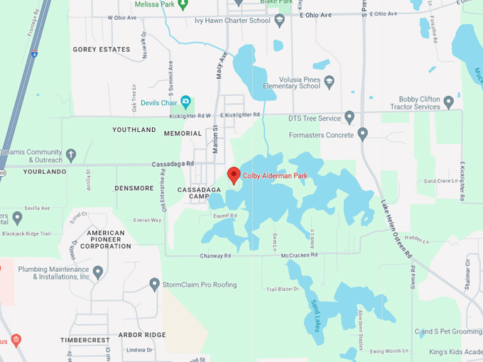 colby alderman park 10 map