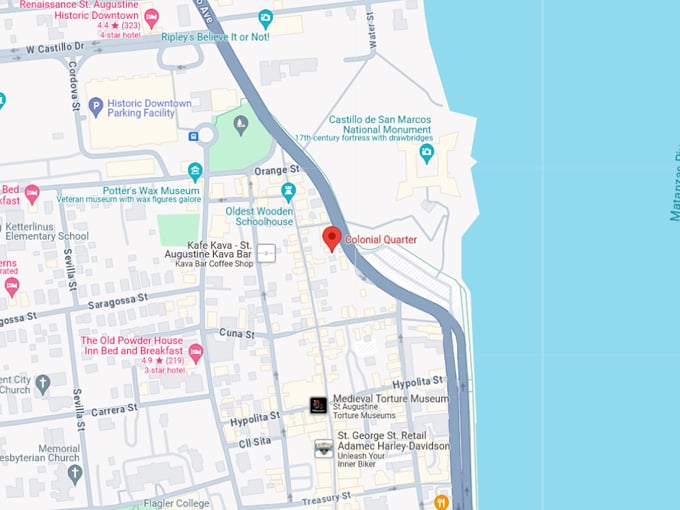 colonial quarter 10 map