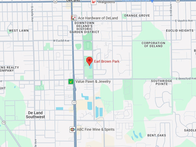 deland outdoor art festival 10 map