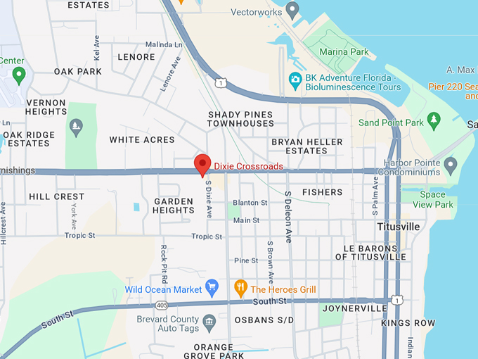 dixie crossroads seafood 10 map