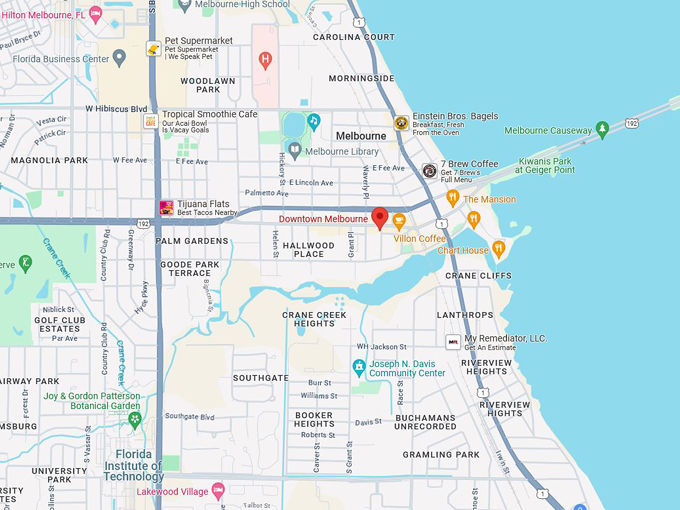 downtown melbourne 10 map