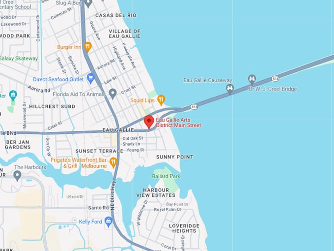 eau gallie arts district 10 map