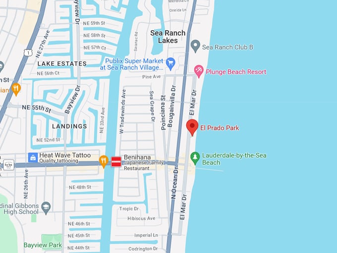 el prado park 10 map