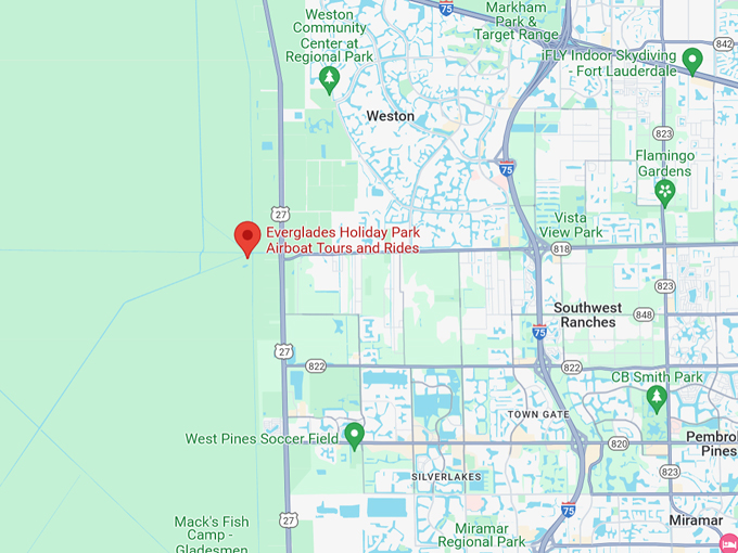 everglades holiday park airboat tours 10 map