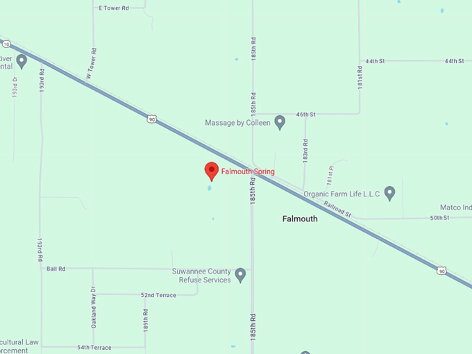 falmouth springs 10 map