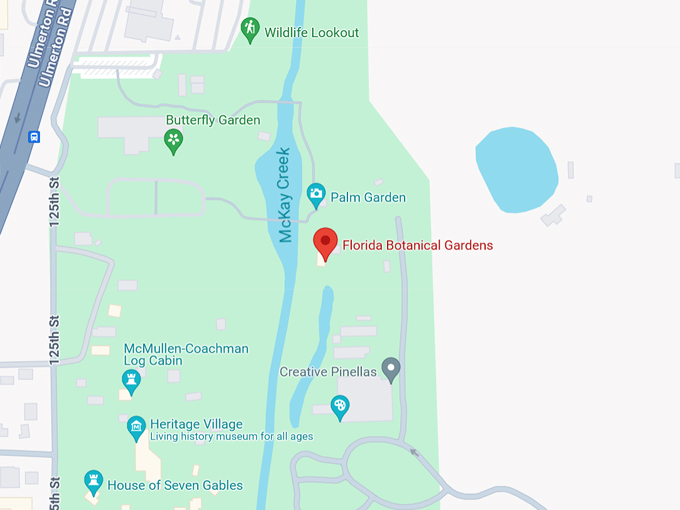 florida botanical gardens 10 map