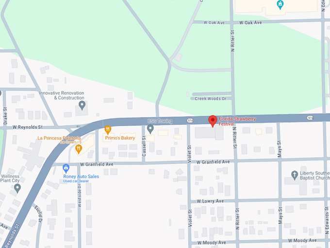 florida strawberry festival 10 map