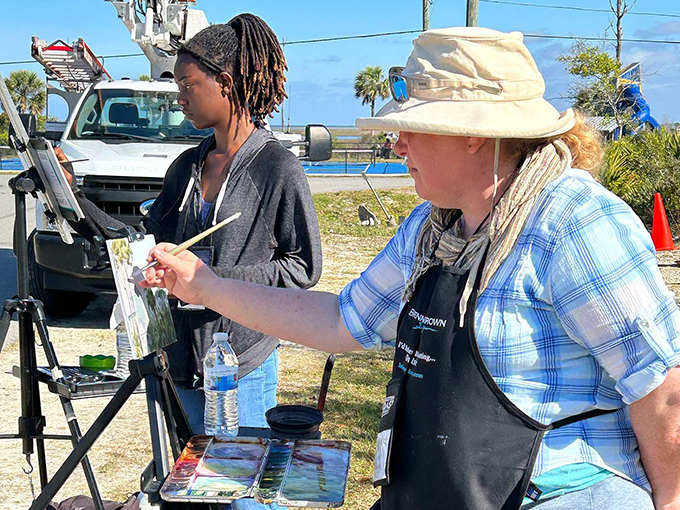 forgotten coast en plein air 4