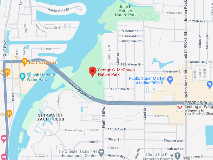 george c. mcgough nature park 10 map