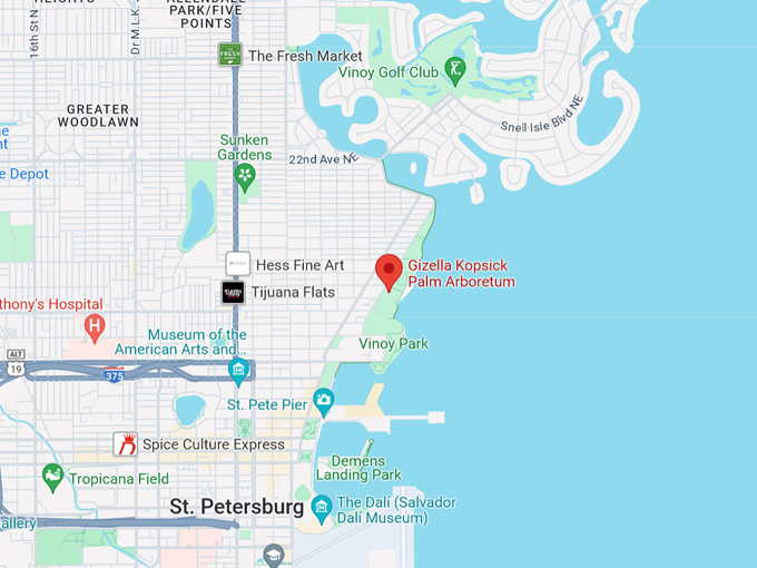 gizella kopsick palm arboretum 10 map