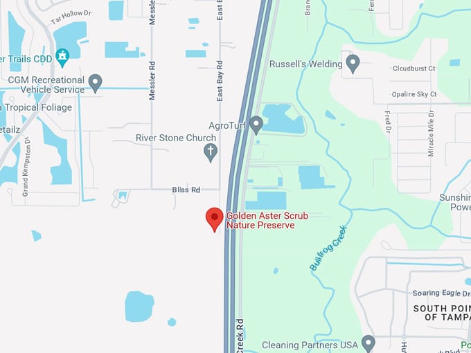 golden aster nature preserve 10 map