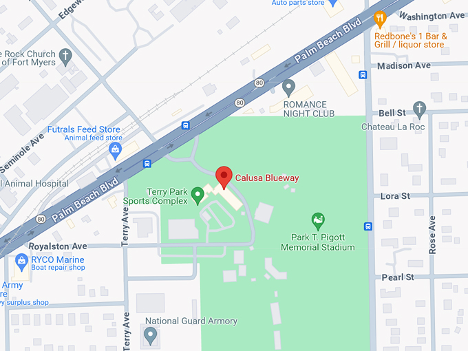 great calusa blueway 10 map