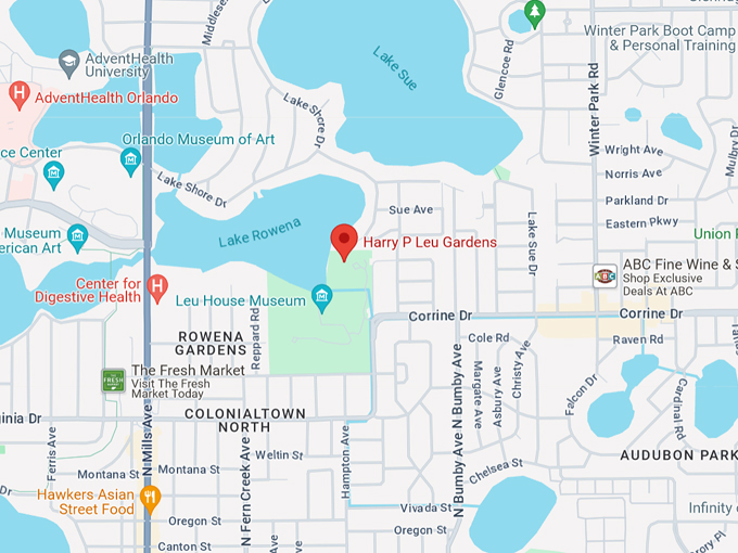 harry p. leu gardens 10 map