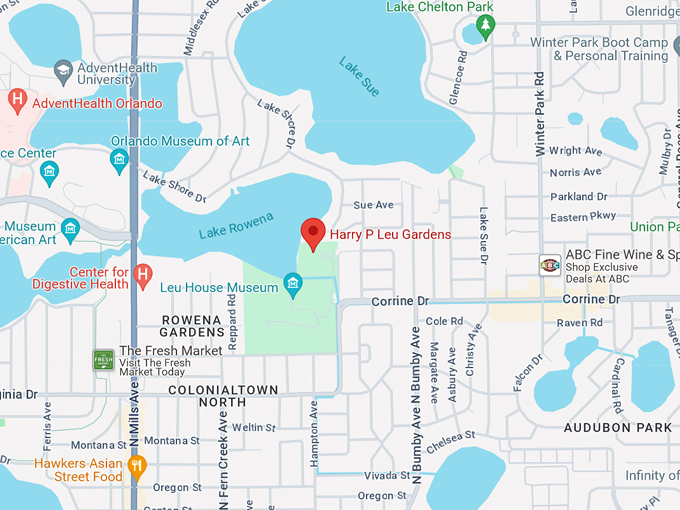 harry p. leu gardens 10 map