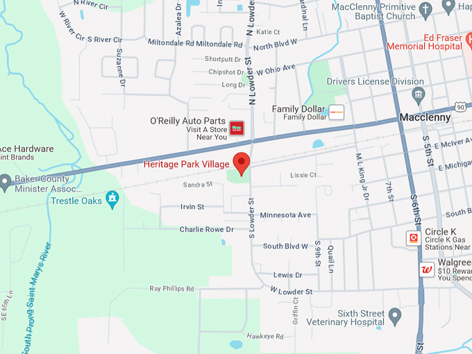 heritage park village 10 map