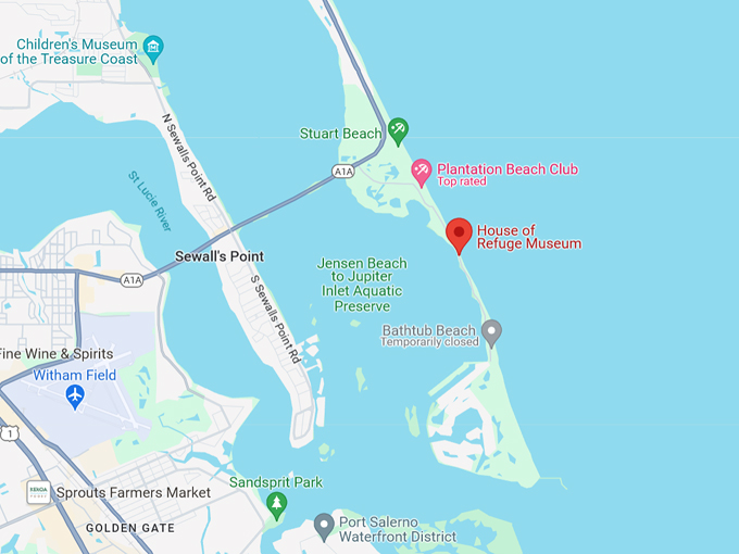 house of refuge museum 10 map