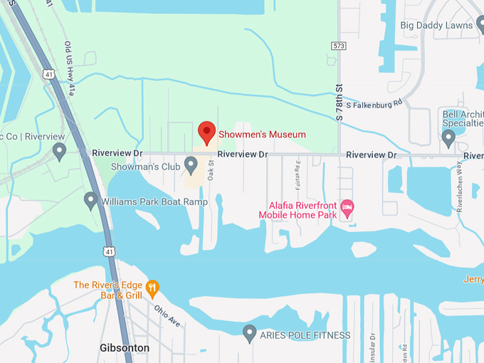 international independent showmens museum 10 map