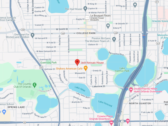 jack kerouac house 10 map