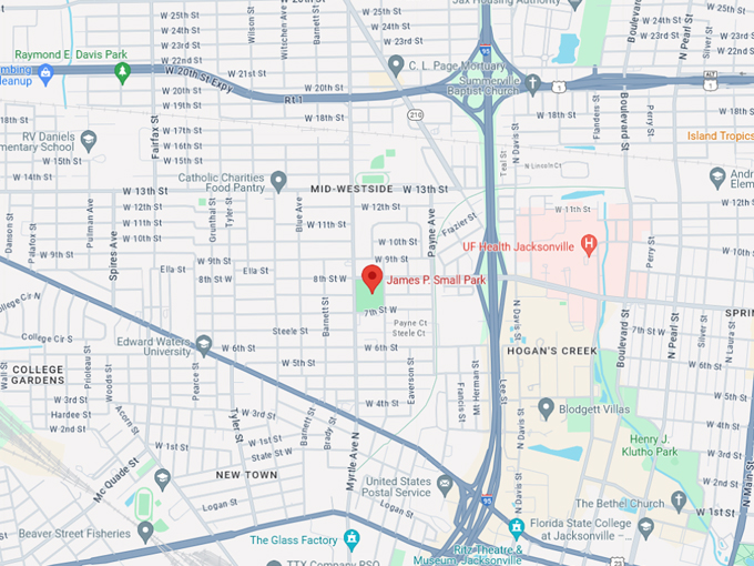 james p. small park 10 map