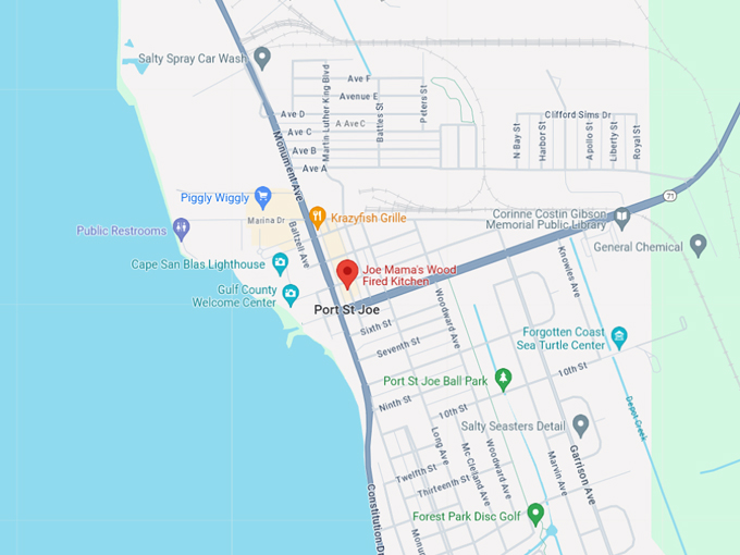 joe mamas wood fired pizza 10 map