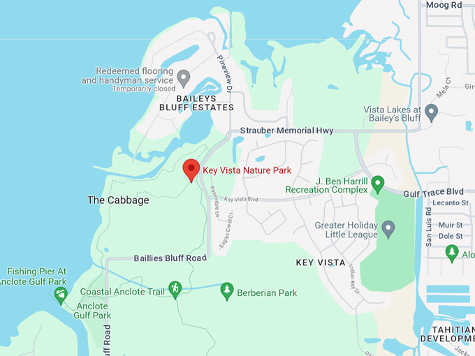 key vista nature park 10 map